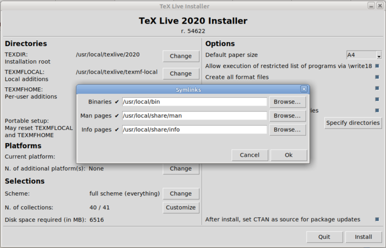 Instalação do TeX Live 2020 – Abrantes Filho