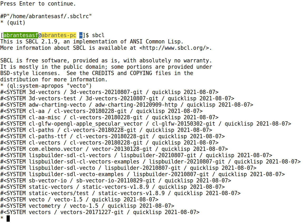 Ambiente de Desenvolvimento para Common Lisp: Emacs + SBCL + CMUCL ...